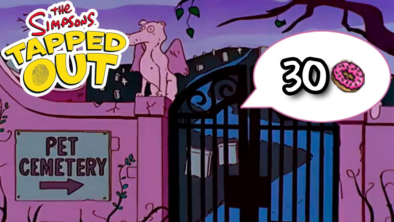 The Simpsons: Tapped Out - Springfield Pet Cemetery - YouTube