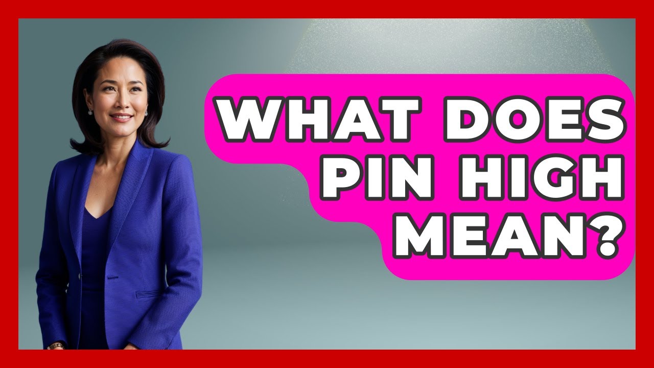 What Does Pin High Mean? - The Golf Xpert - YouTube