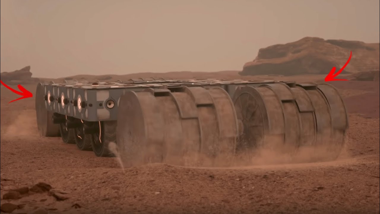 Perseverance rover capture A huge machine crosses the surface of Mars ...