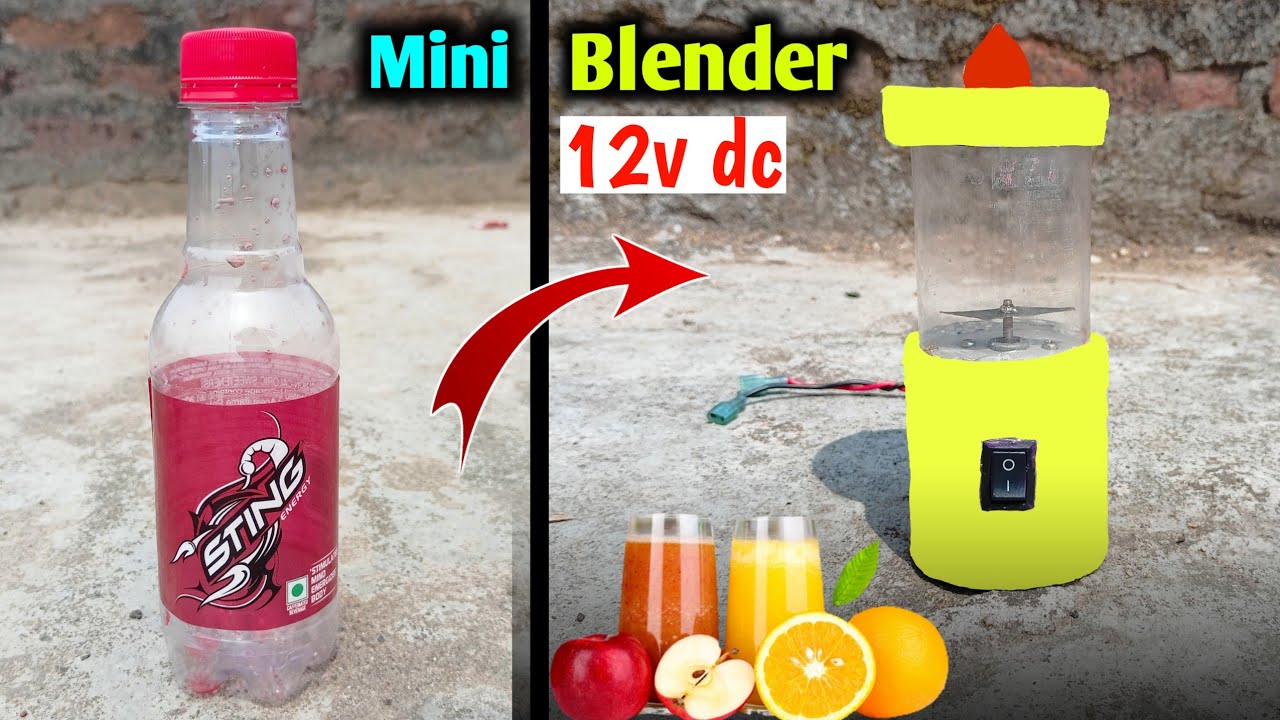 🔥 How To Make Mini Powerful Blender At Home | Mini Blender Kaise Banaye ...