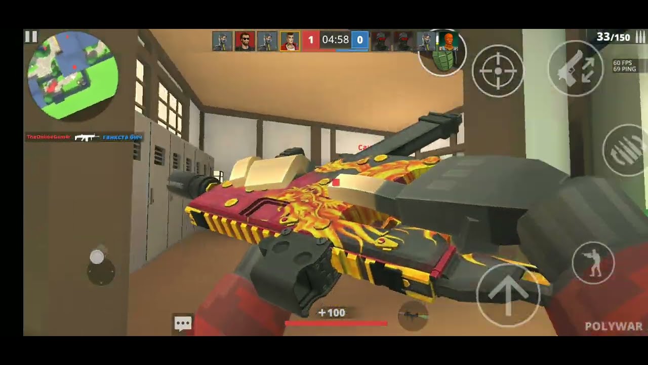 POLY War : Krıss +35 kill Legendary skin Game play - YouTube