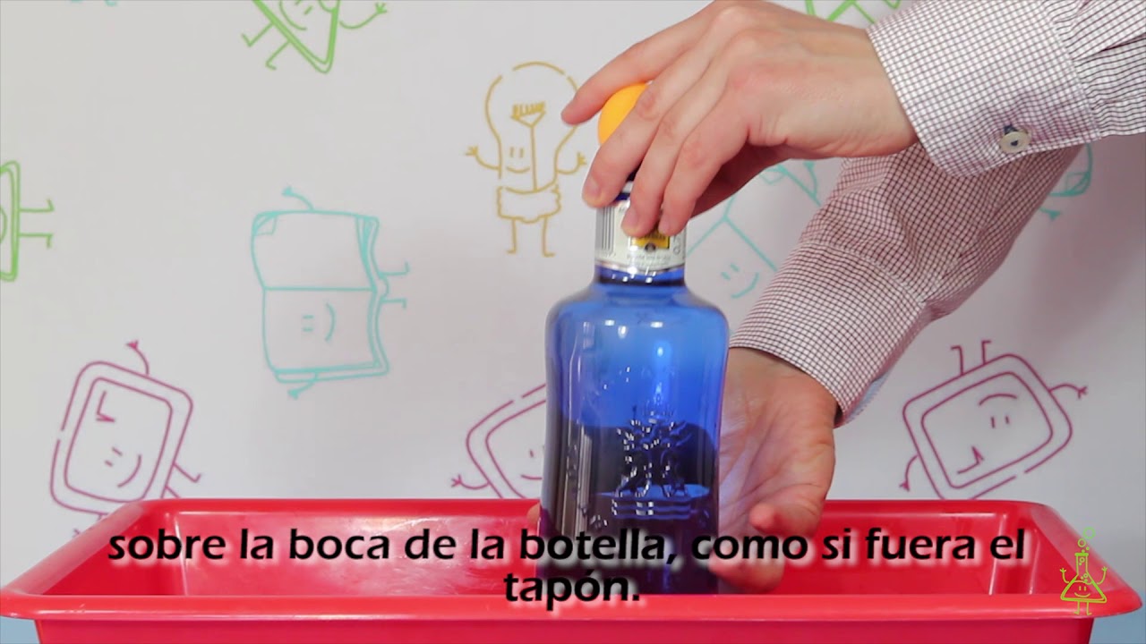 Experimento casero con agua. Botella mágica. DIVERTIAULA. - YouTube