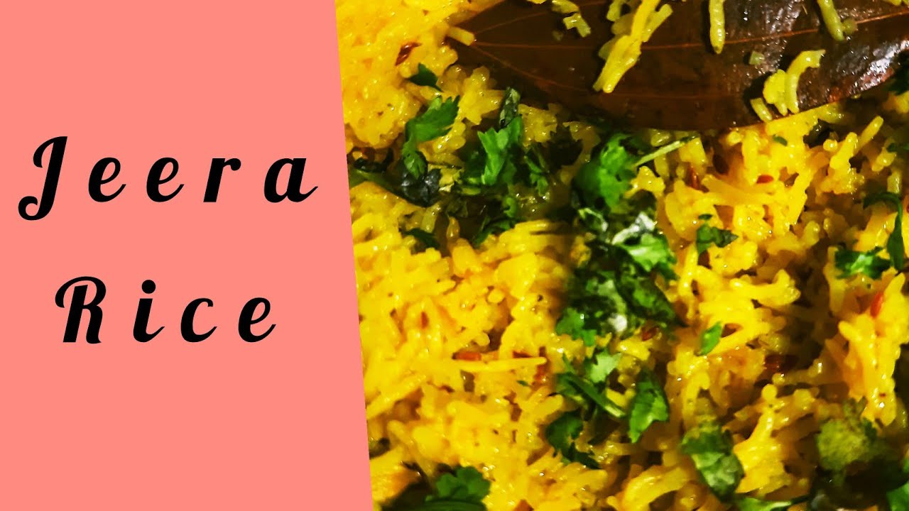 Jeera rice ......made simple and fast - YouTube
