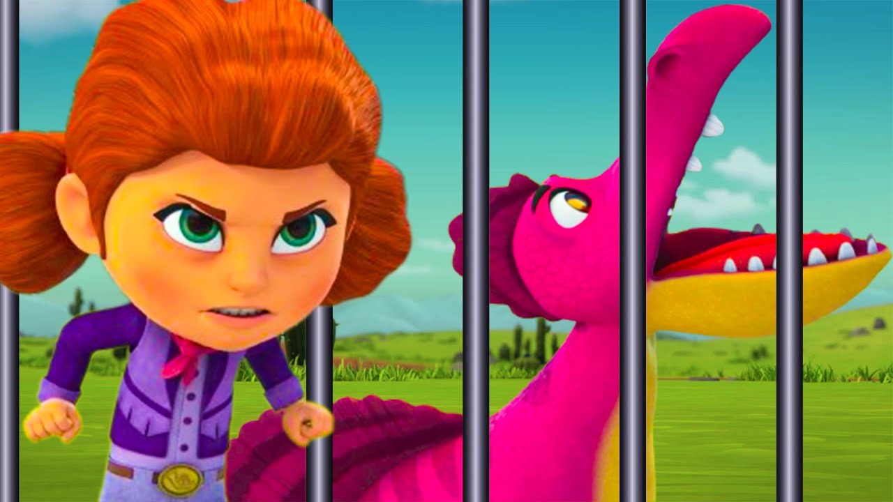 ¡Thunderfoot está atrapado! | Dino Ranch Español - YouTube