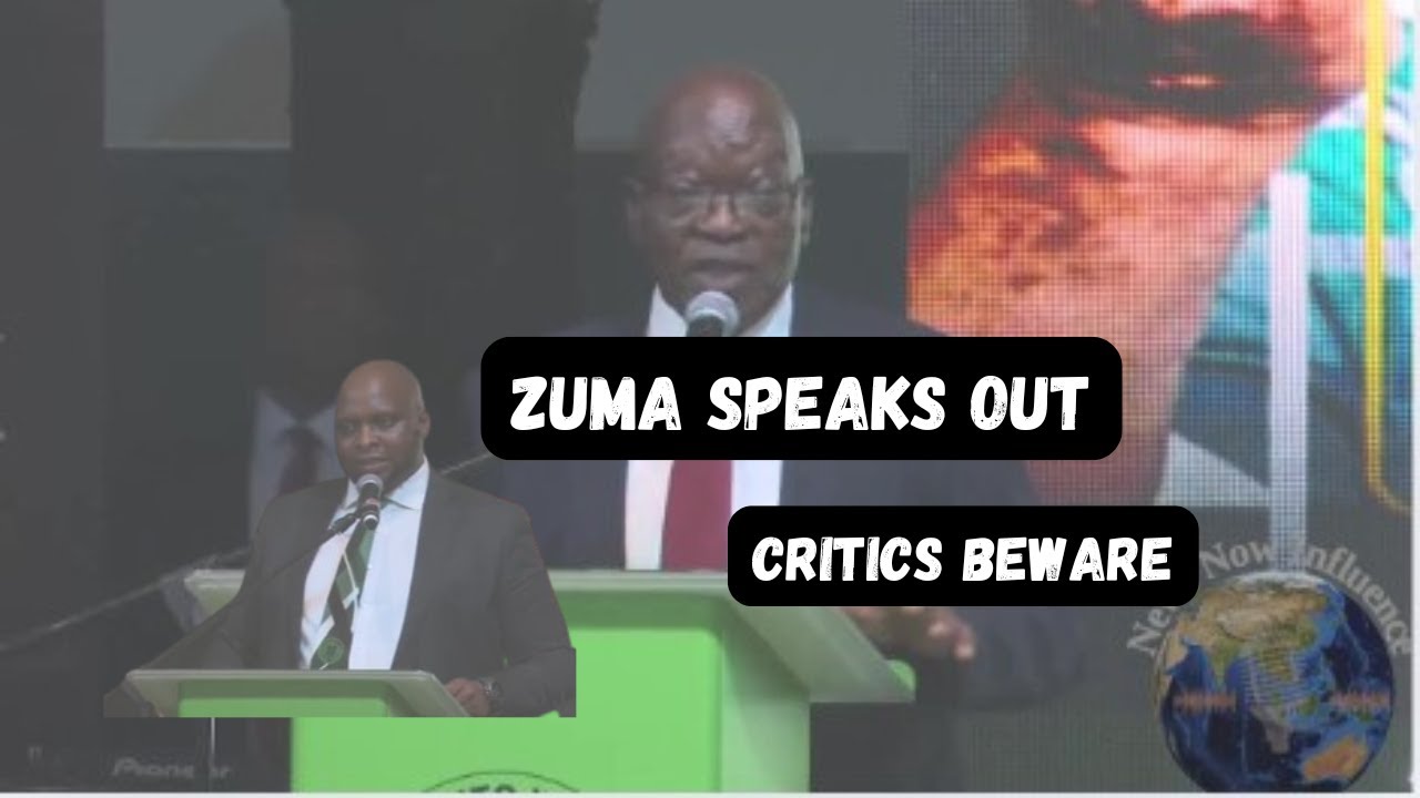 Jacob Zuma's Fiery Speech at the MKP Gala - YouTube