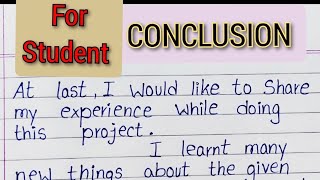 निष्कर्ष || Best Conclusion for School 🏫 and College P... | Doovi