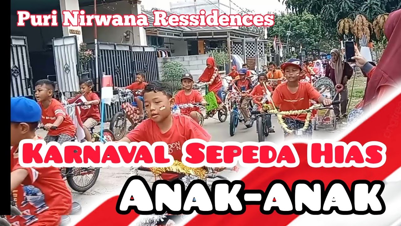 Karnaval Sepeda Hias Anak-anak di PNR - YouTube