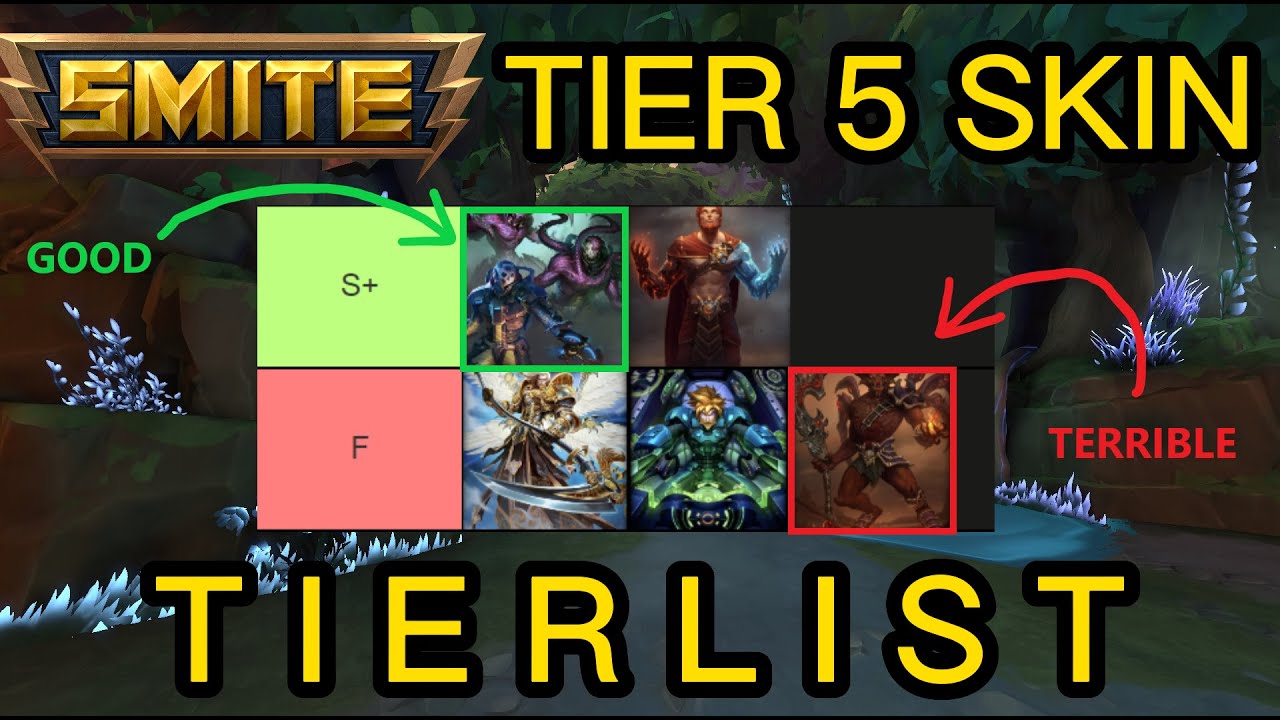 Smite Tier 5 Skin Tierlist (feat Weak3n and Fineokay) - YouTube
