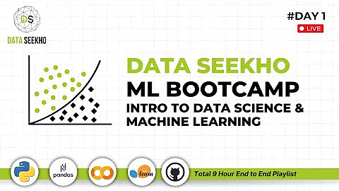 Data Seekho Machine Learning Bootcamp - YouTube
