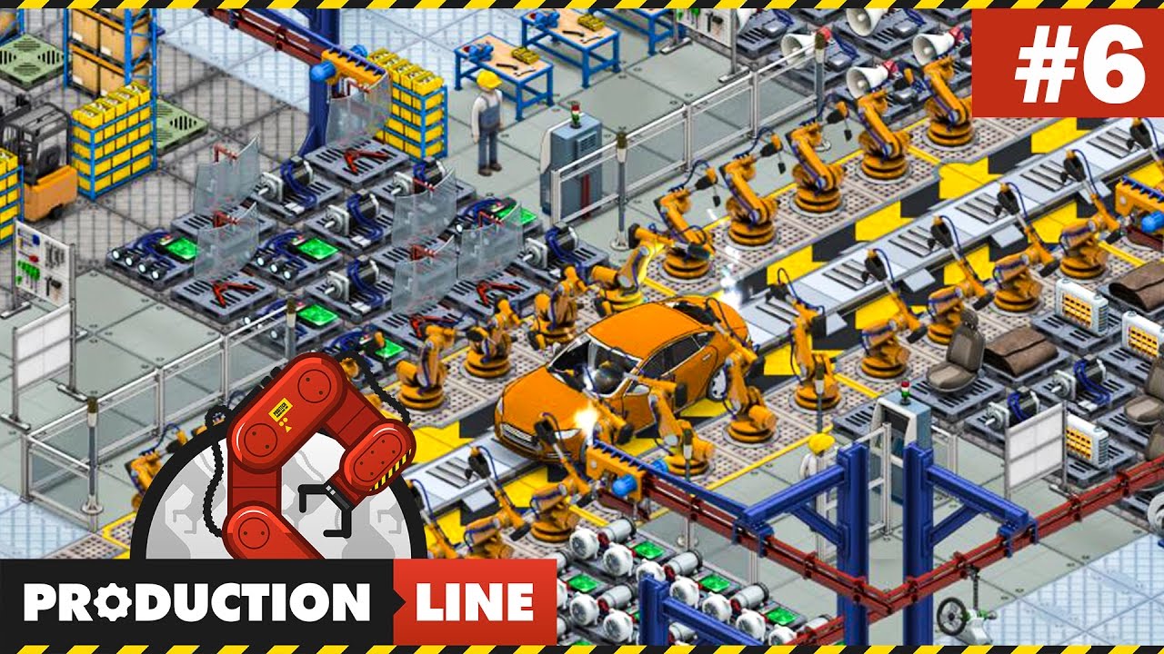 PRODUCTION LINE #6: MEGA-Produktionsstraße erweitern! I Auto-Fabrik ...