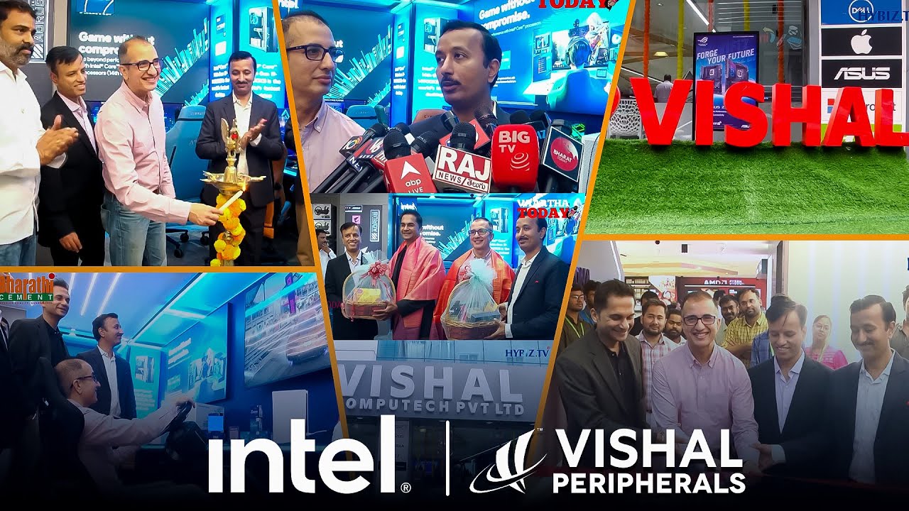 AI & Gaming Zone Grand Launch at Vishal Peripherals Hyderabad! - YouTube