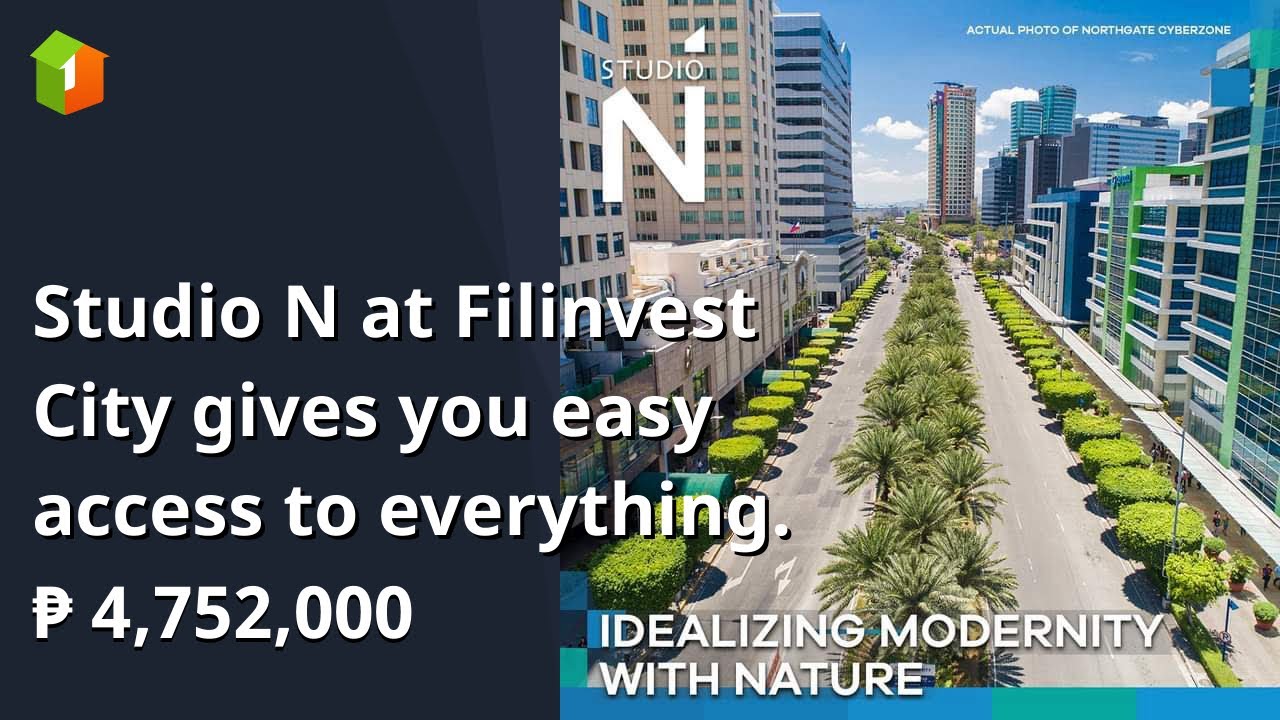 Studio N at Filinvest City gives you easy access to everything. - YouTube