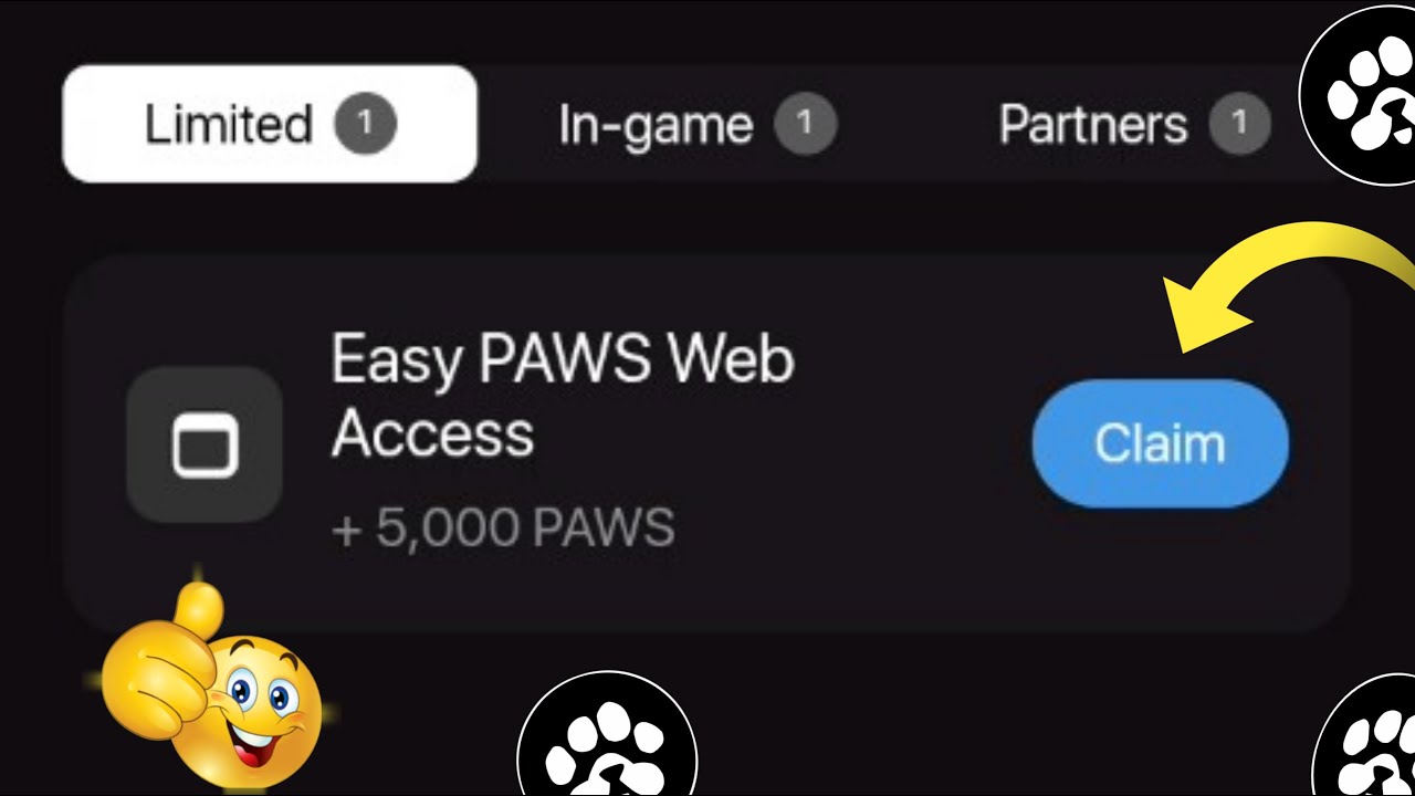 Solve Easy Paws Web Access Task | Claim 5,000 Paws Token | Paws Airdrop ...