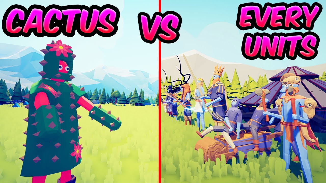 CACTUS VS EVERY UNİTS!⚔️😱😱| TABS - Totally Accurate Battle Simulator ...