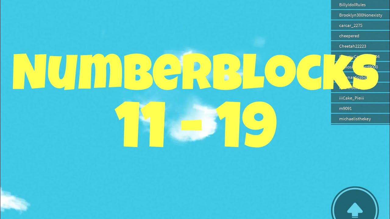Numberblocks 11 - 19 By Roblox Screenshot Photos - YouTube