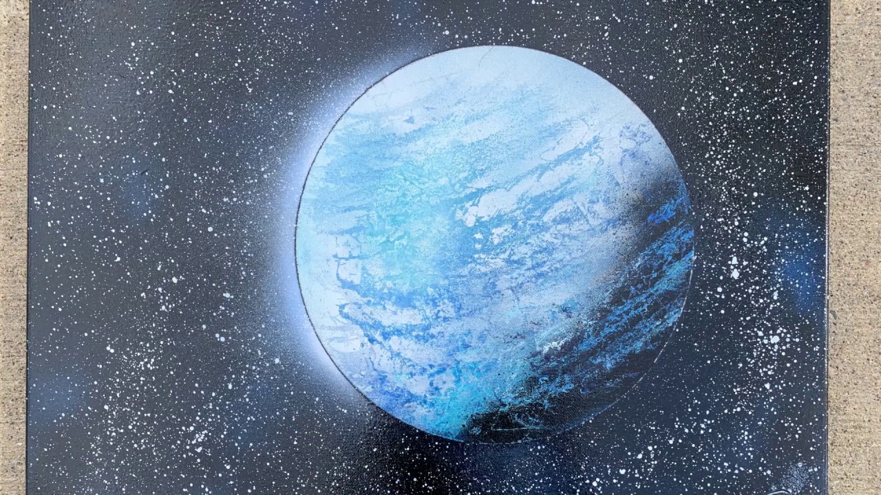 Blue Planet Spray Paint Art YouTube blue-planet-spray-paint-art-youtube
