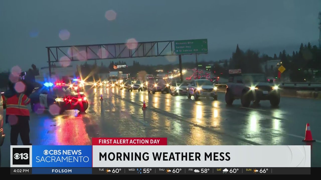 Weather makes for morning mess for commuters across Sacramento-area ...