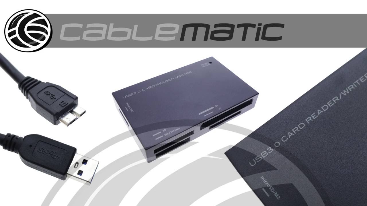 Lector multi tarjetas de memoria por USB 3.0 distribuido por CABLEMATIC ...