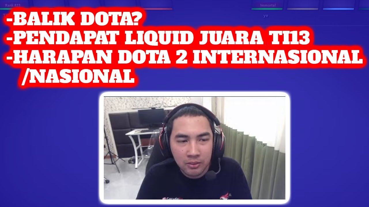 TAHUN DEPAN ADA KEMUNGKINAN INYOURDREAM BALIK KOMPETITIF DOTA - YouTube