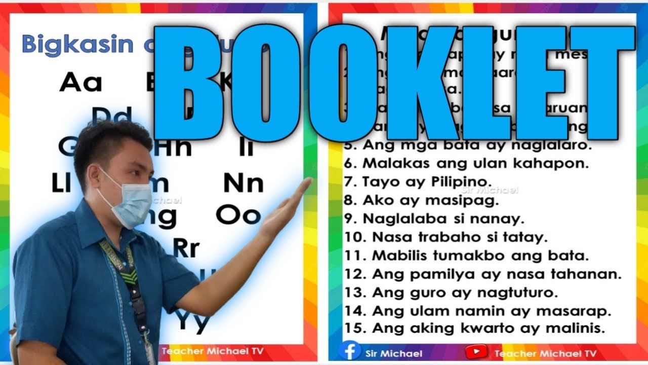 Halina't Matutong Magbasa Booklet | Teacher Michael TV #teacher # ...