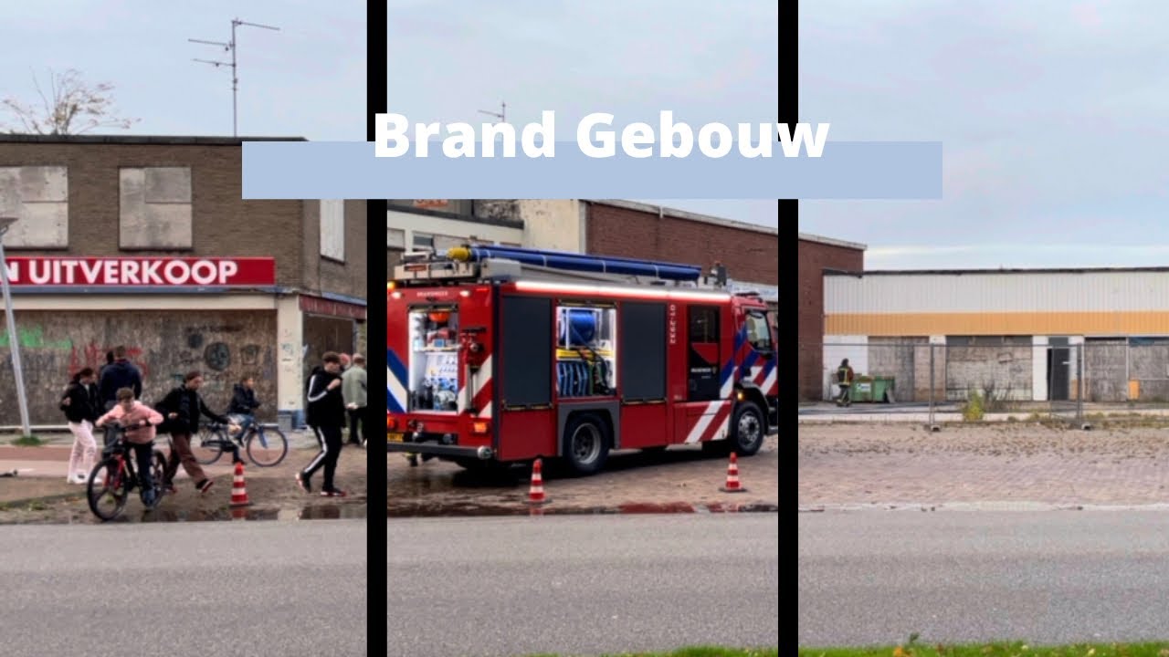 Brand verlaten pand 🔥| Winschoten 16/10/22 - YouTube