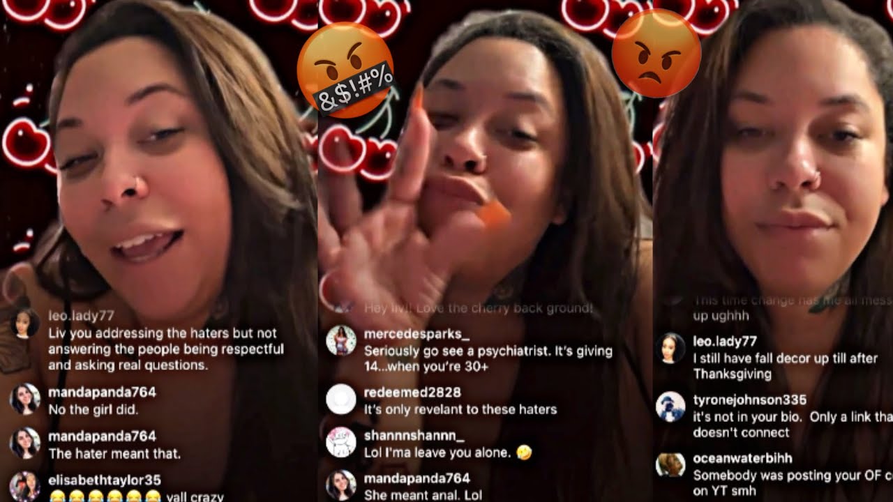 Liv’s Life IG Live‼️ Arguing with “Trolls”⁉️ - YouTube