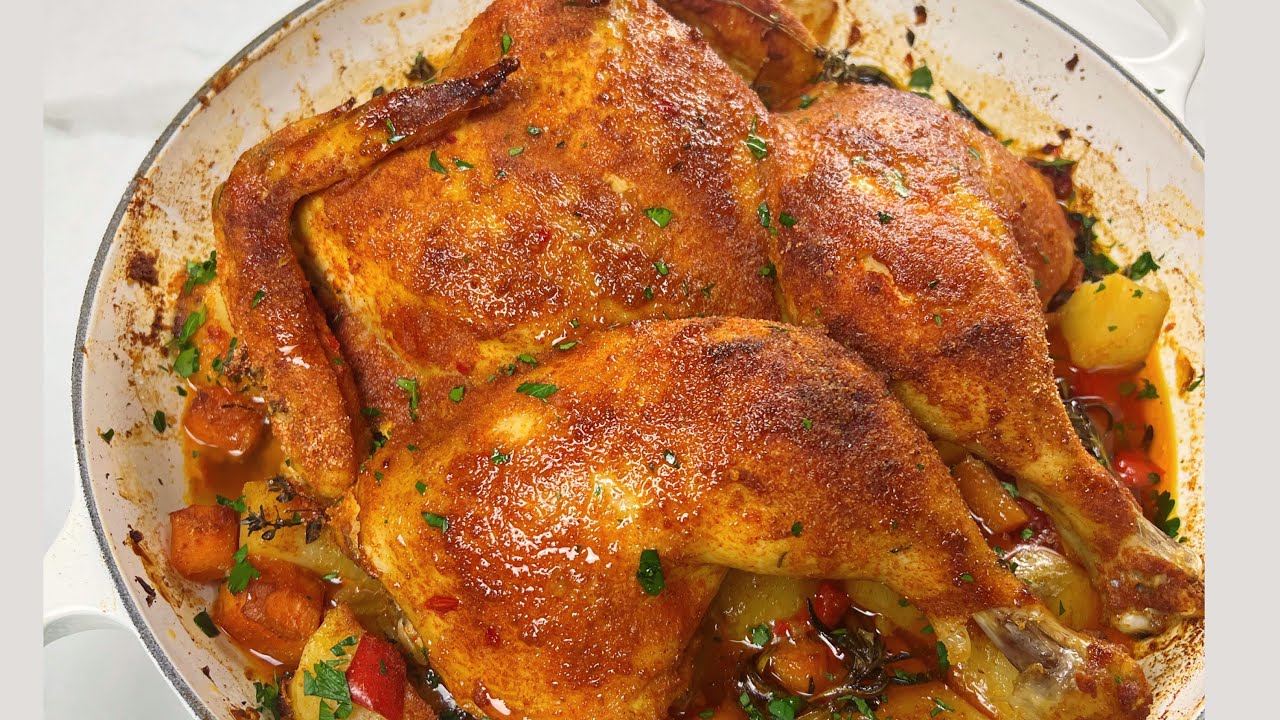 How to make Extra juicy chicken // Butterfly chicken - YouTube