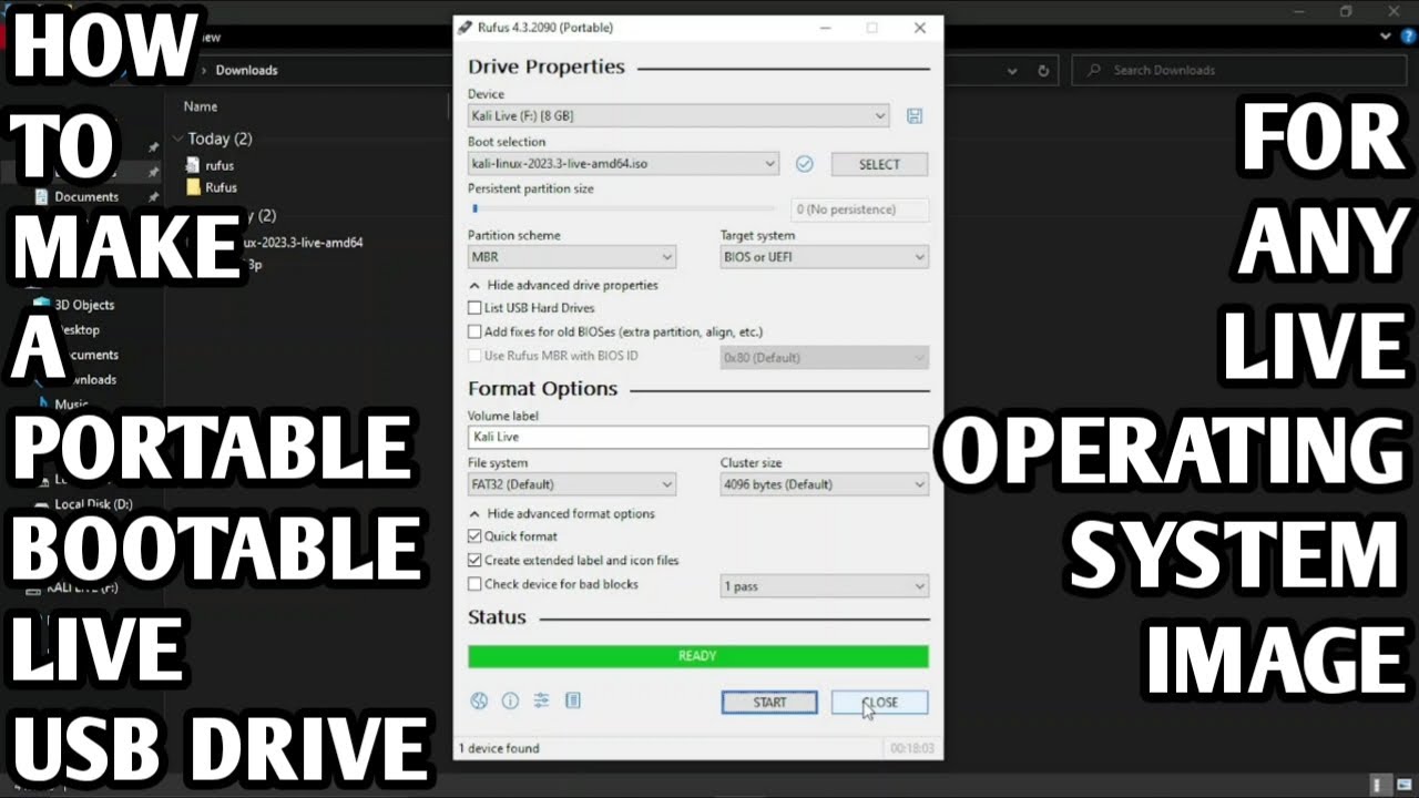 HOW TO MAKE A PORTABLE & BOOTABLE LIVE USB OPERATING SYSTEM THAT CAN BE ...