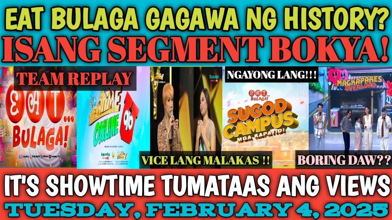 ISANG SEGMENT NG NOONTIME SHOWS BOKYA? - YouTube