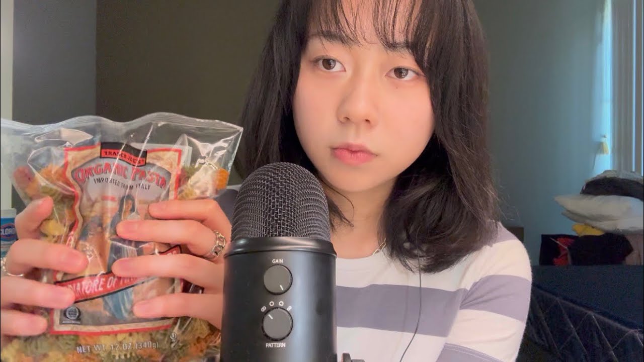 asmr 10 triggers to help u relax & fall asleep: college pantry edition ...
