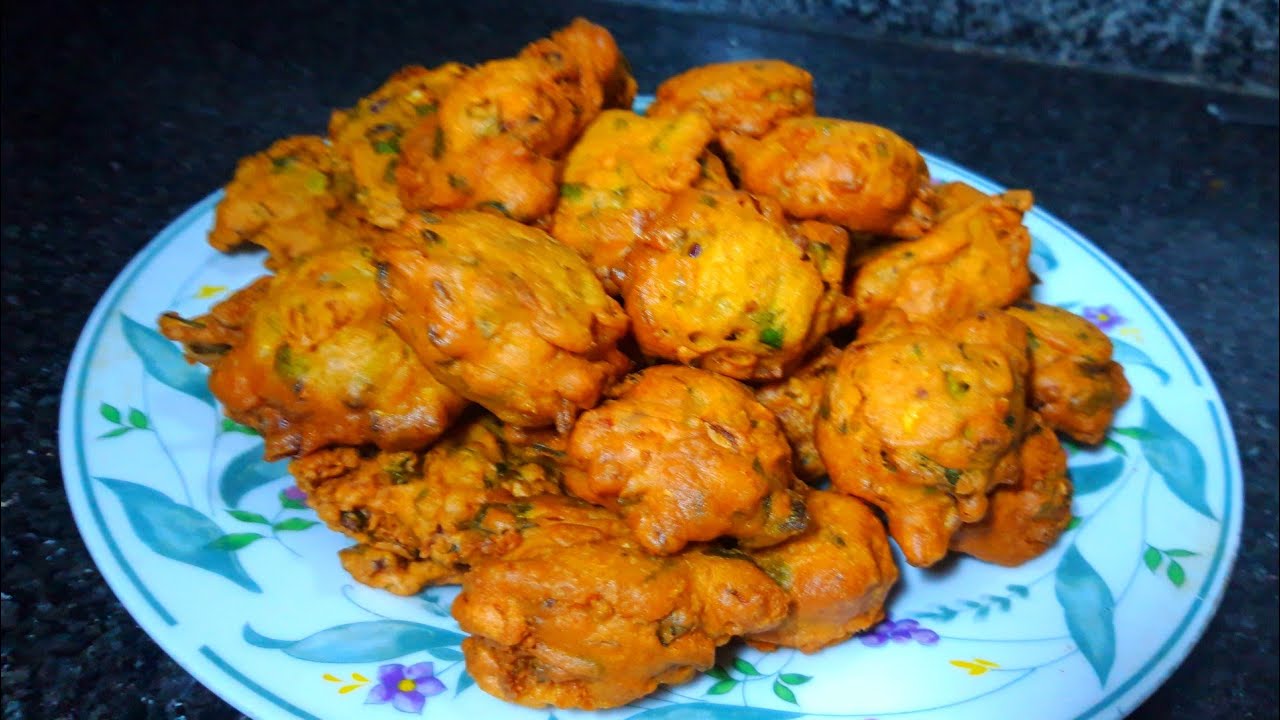 make this delicious #snacks recipe with simple ingredients | pakora ...