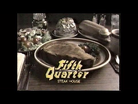 Fifth Quarter Steakhouse Louisville KY 80s Era Commercial