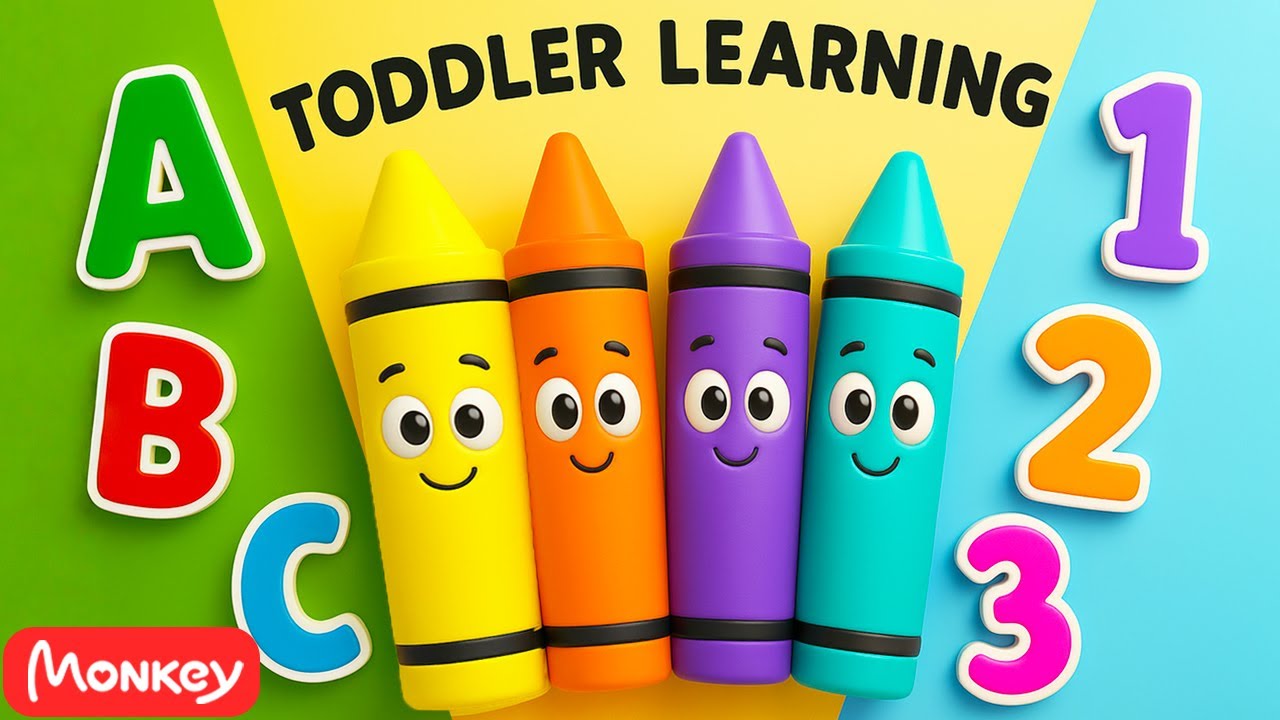 Alphabet ABC Song, Days of the Week, Numbers, Colors 🔢 Toddler Learning ...
