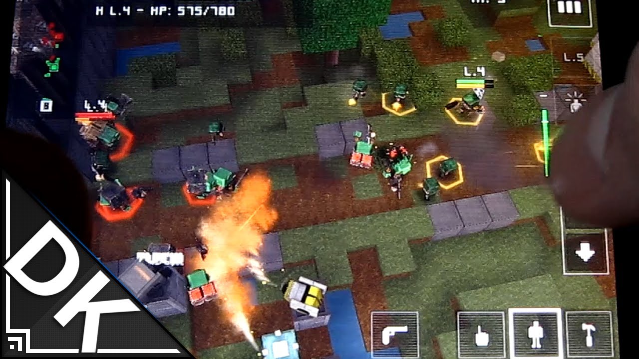 Block Fortress: War - iOS gameplay (iPod Touch 4) - YouTube