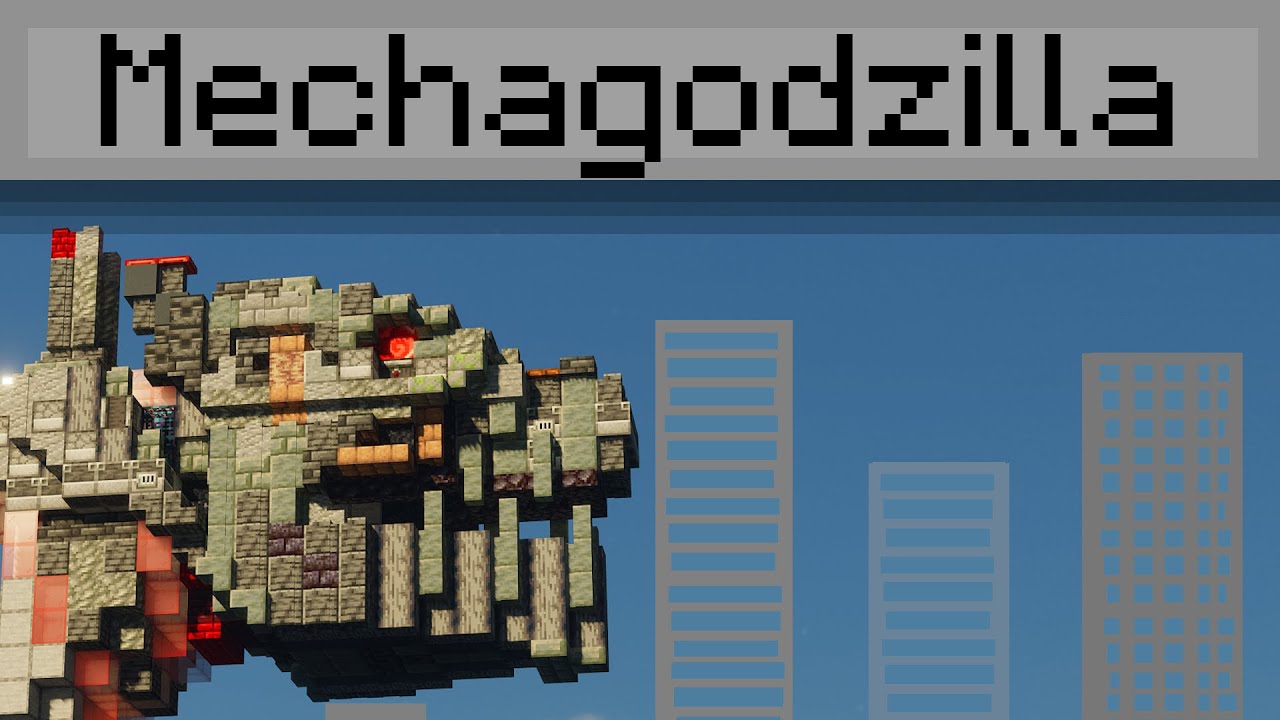 Minecraft | How To Build: Mechagodzilla (Coming soon!) - YouTube