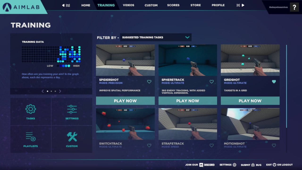 A solid 10 mins of aimlabs practice - YouTube
