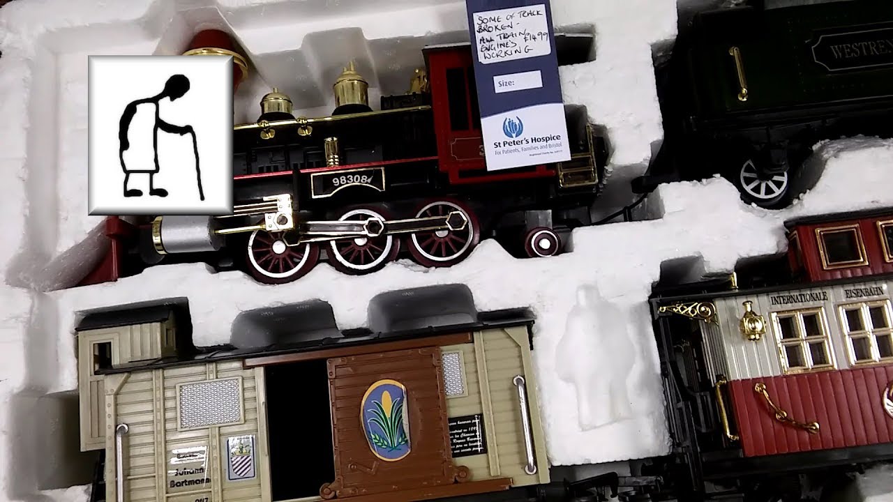 Train Set and Pendulum Man - Charity Shop Short - YouTube