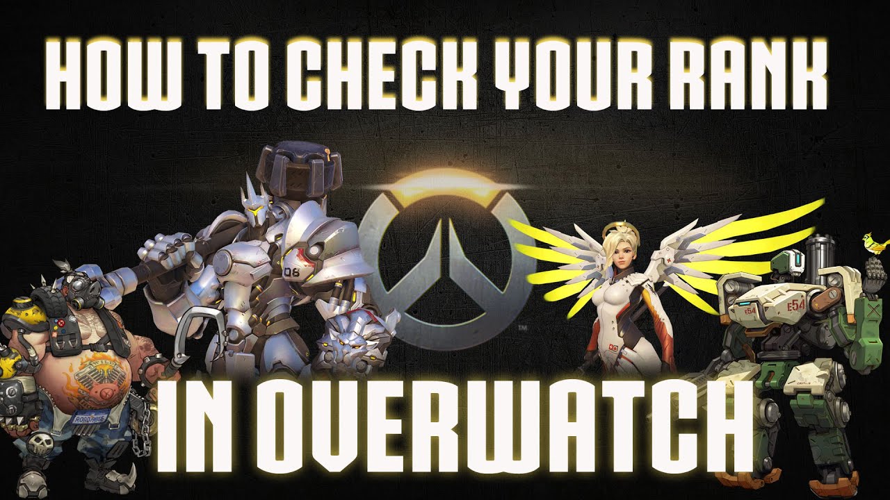 How To Check Your Rank In Overwatch! - YouTube