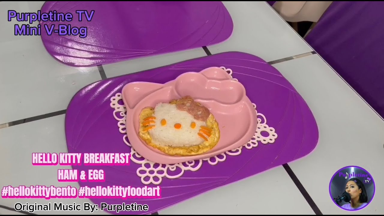 Make Hello Kitty Breakfast with me | Purpletine - YouTube