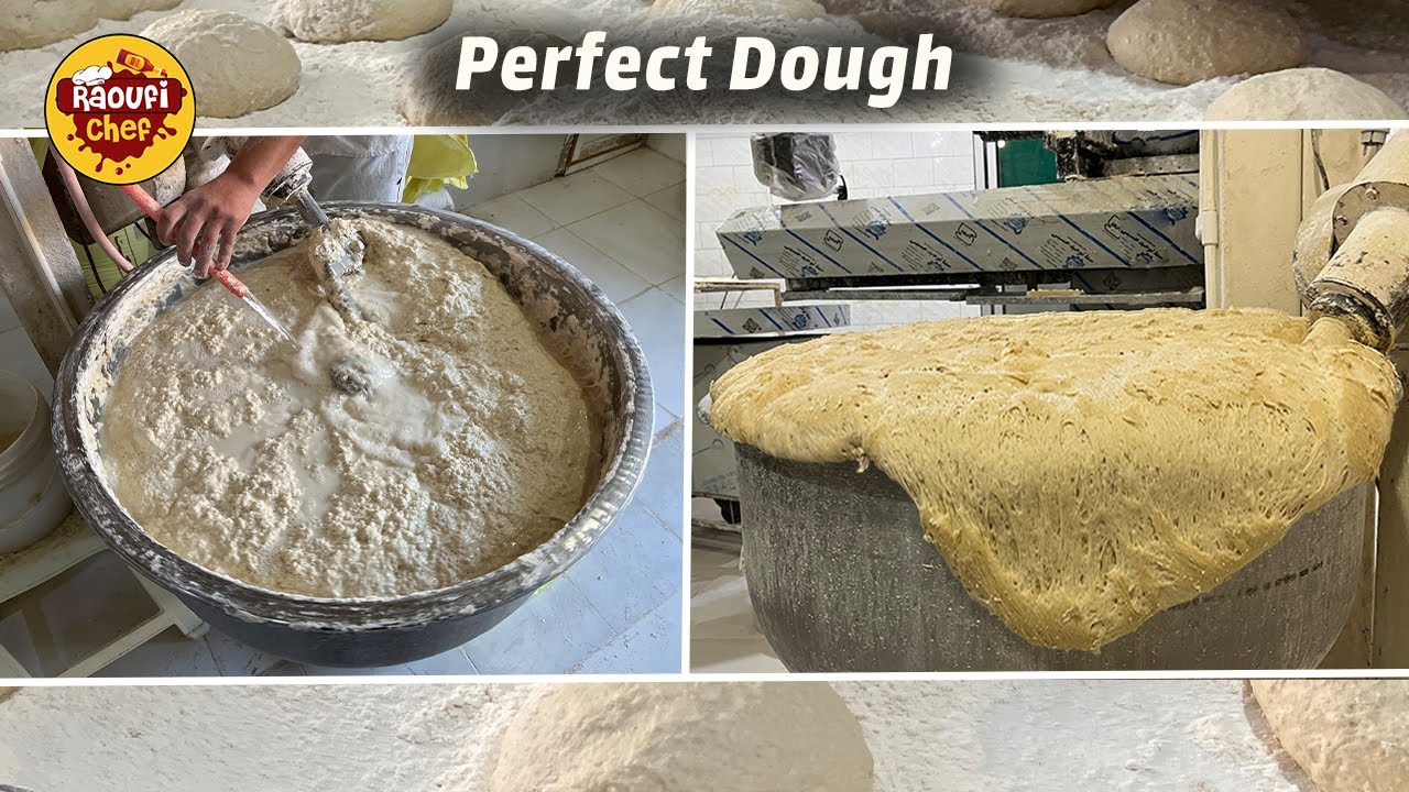 It's crazy how the dough flows after 15 minutes of resting. - YouTube