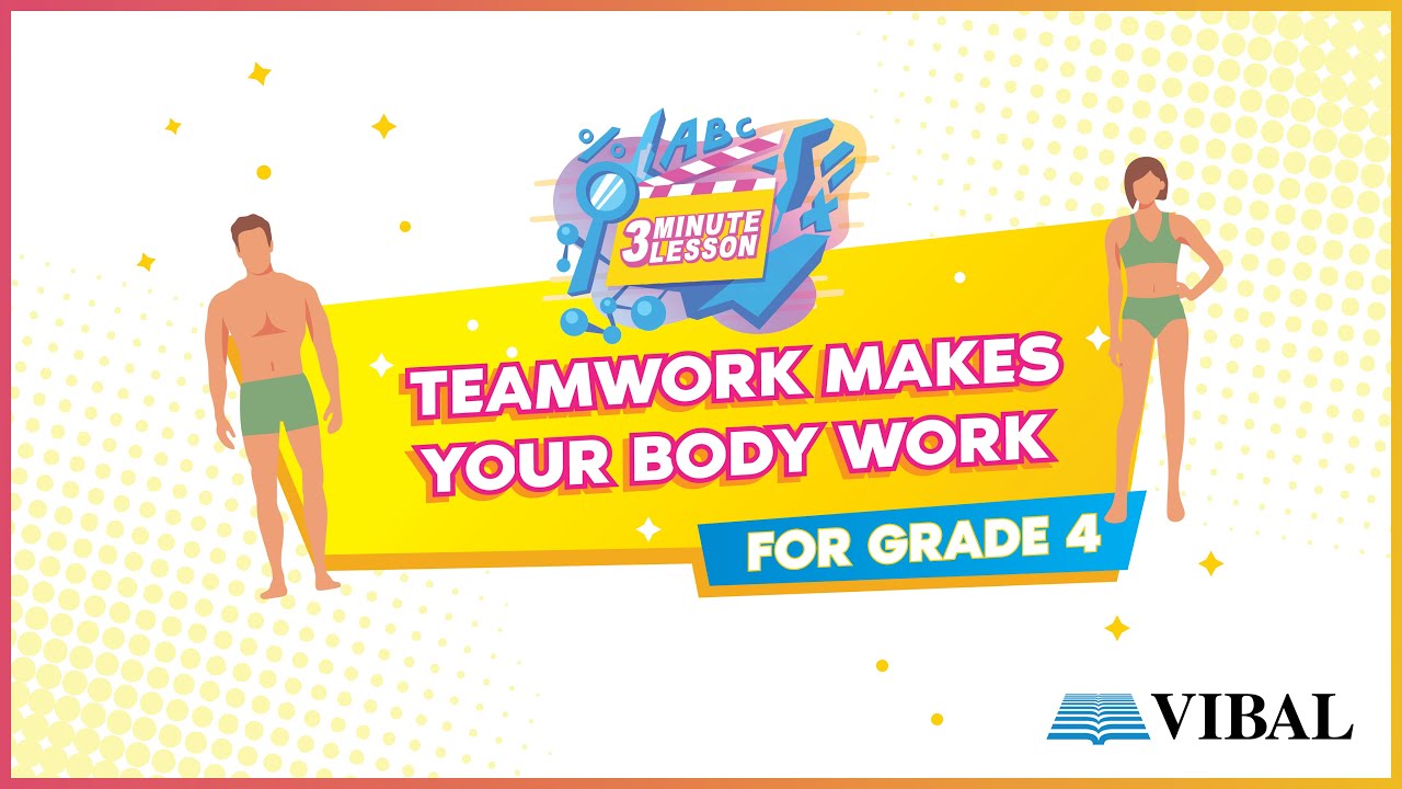 [3-MINUTE LESSON] Science: Teamwork Makes Your Body Work (Grade 4 ...