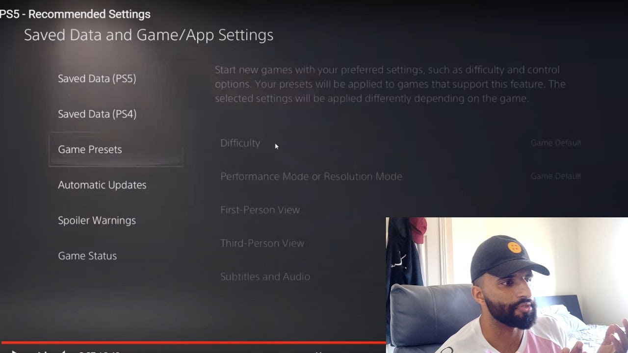 PS5 SETTINGS UI REVEAL | WEB BROWSER CONFIRMED + GAME PRESET SETTINGS ...