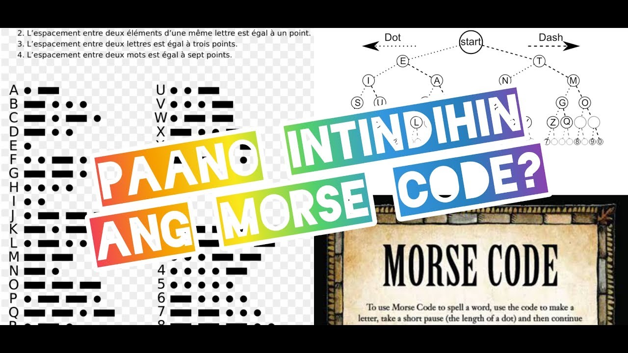 LEARN BASIC MORSE CODE | Tagalog - YouTube