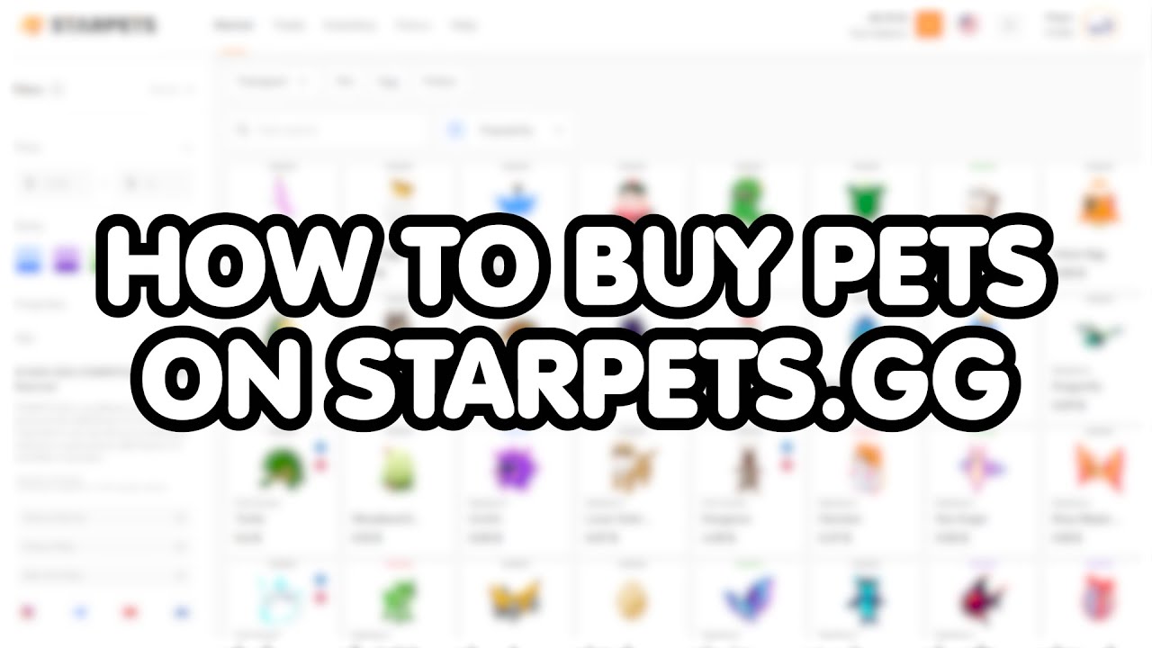 Guide: How to buy pets on the website Starpets - YouTube
