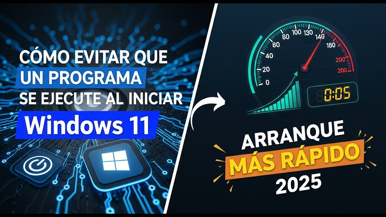 cómo evitar que un programa no se ejecute al iniciar Windows 11 - YouTube