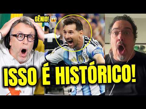 🚨 MESSI QUEBRA RECORDE E OLHA O QUE NETO E CASAGRANDE DISSERAM