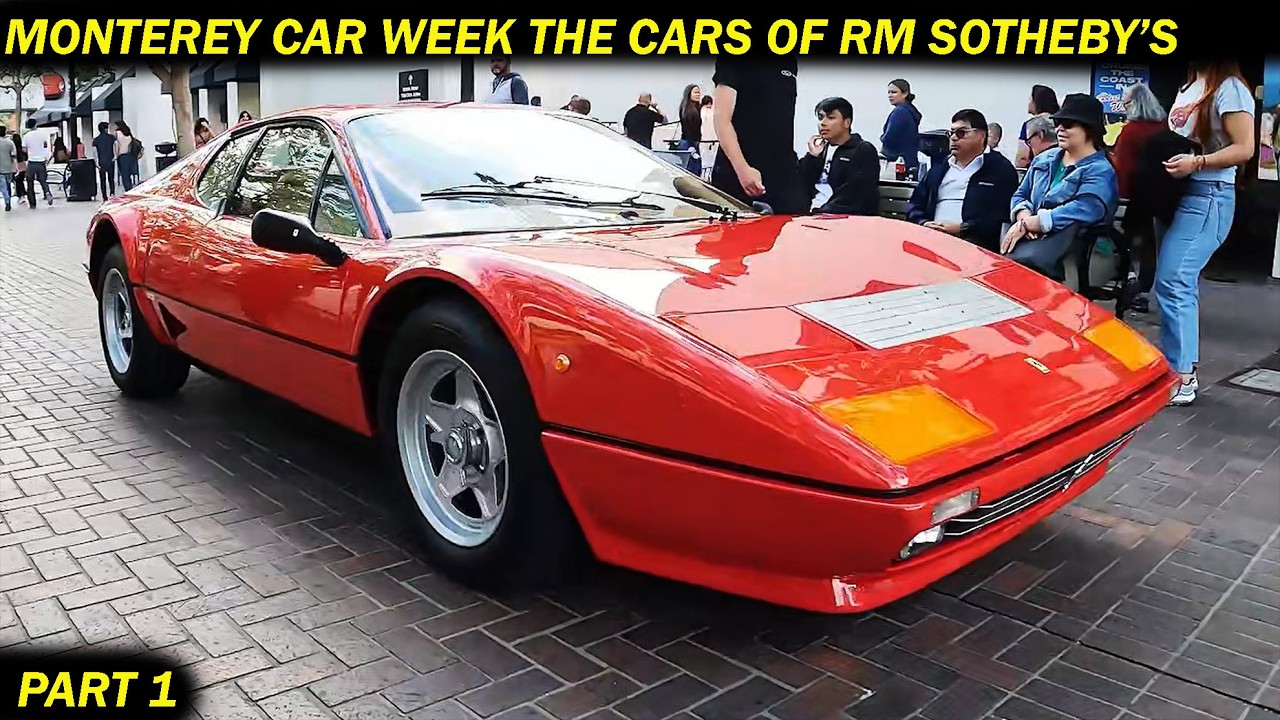 THE CARS OF RM SOTHEBY'S AT MONTEREY CAR WEEK CARMEL 2023 PART 1 - YouTube