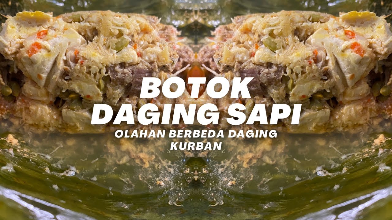 Resep Botok Daging Sapi || olahan daging kurban - YouTube