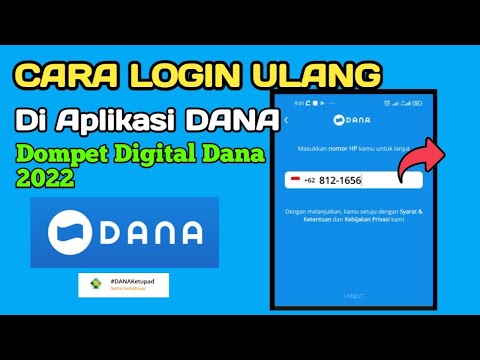 ✅Cara Login Ulang di Aplikasi DANA 2022 | Dompet Digital Dana
