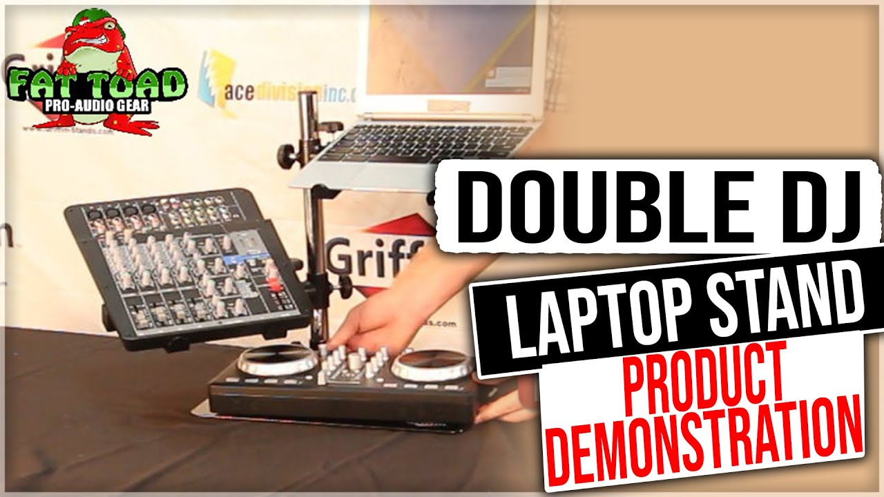 Fat Toad Double Laptop DJ Mixer Stand Product Review and Demonstration ...